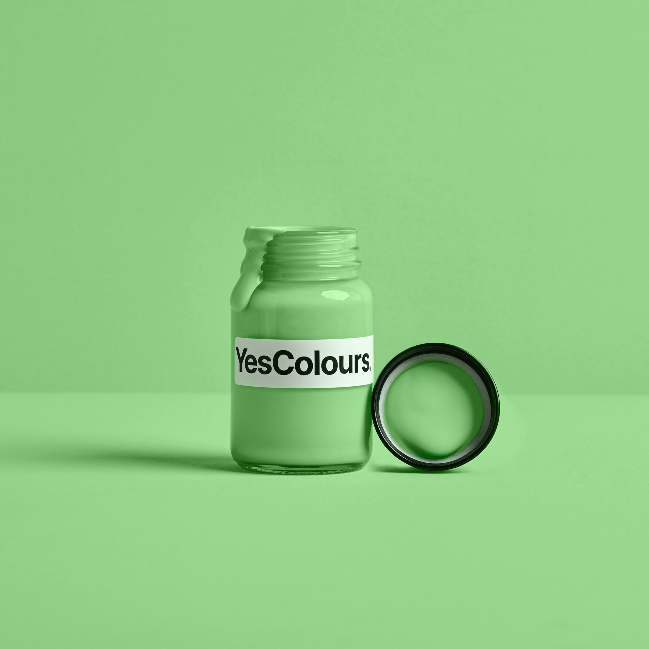 YesColours | Friendly Green paint sample (matt, 60ml)